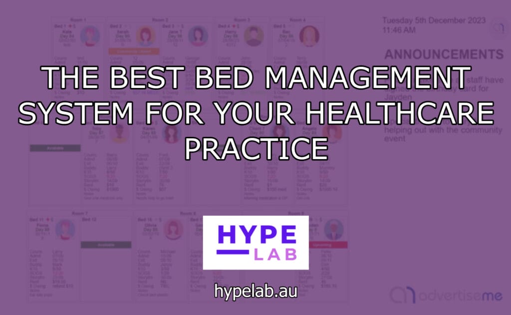 THE BEST BED MANAGEMENT SYSTEM FOR YOUR HEALTHCARE PRACTICE